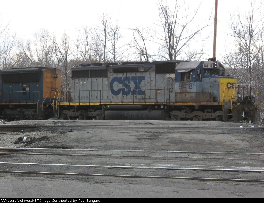 CSX 8418 Ex- CO 7467 SD40-2 Mar 17, 2007